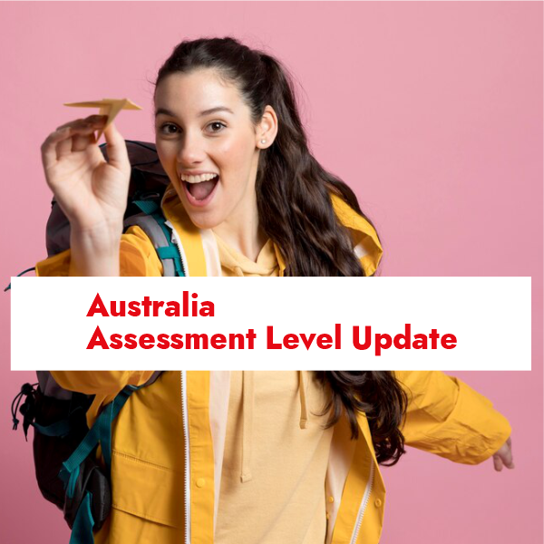 Australia Assessment Level Updates; - Good news for Nepali